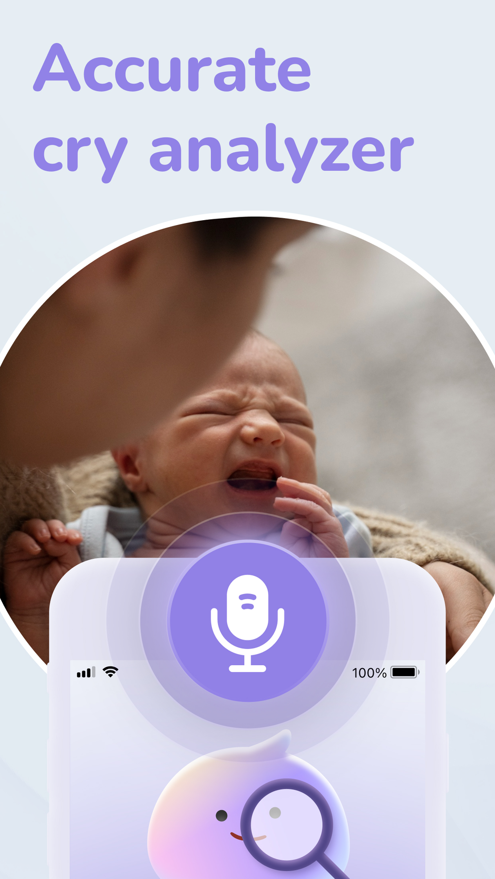 iPhone 용 Cry Analyzer Baby Language AYA - 다운로드