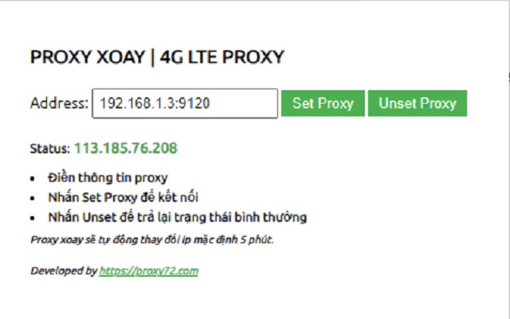 Proxy Xoay for Google Chrome - Extension Download