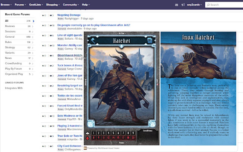 Worldhaven Asset Viewer for Google Chrome - Extension Download