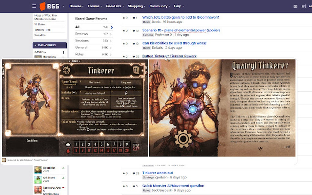 Worldhaven Asset Viewer for Google Chrome - Extension Download