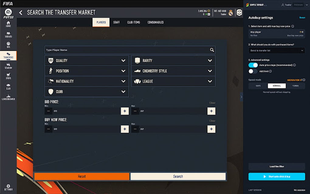 FUT Simple Trader (Autobuyer & Sniping Bot) for Google Chrome - 拡張機能 無料 ... FUT Simple Trader (Autobuyer & Sniping Bot) for Google Chrome - 拡張機能 無料 ...