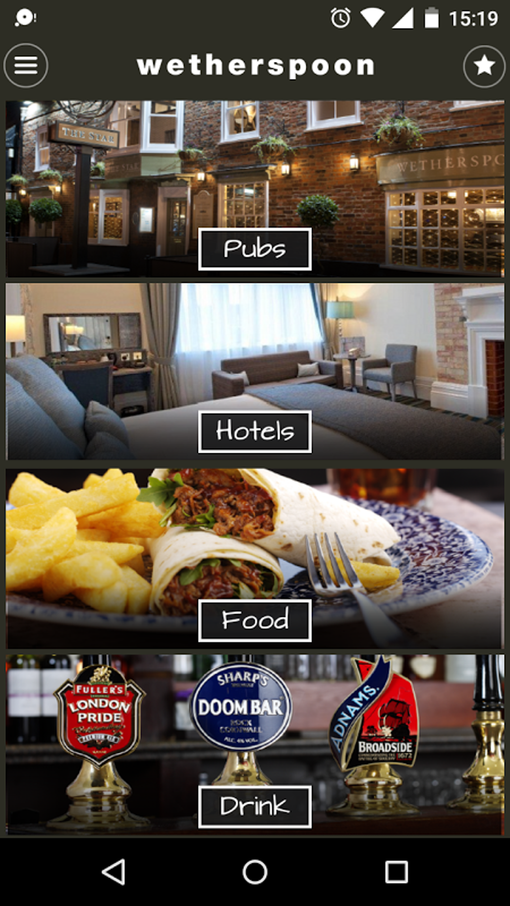 Wetherspoon APK pour Android - Télécharger