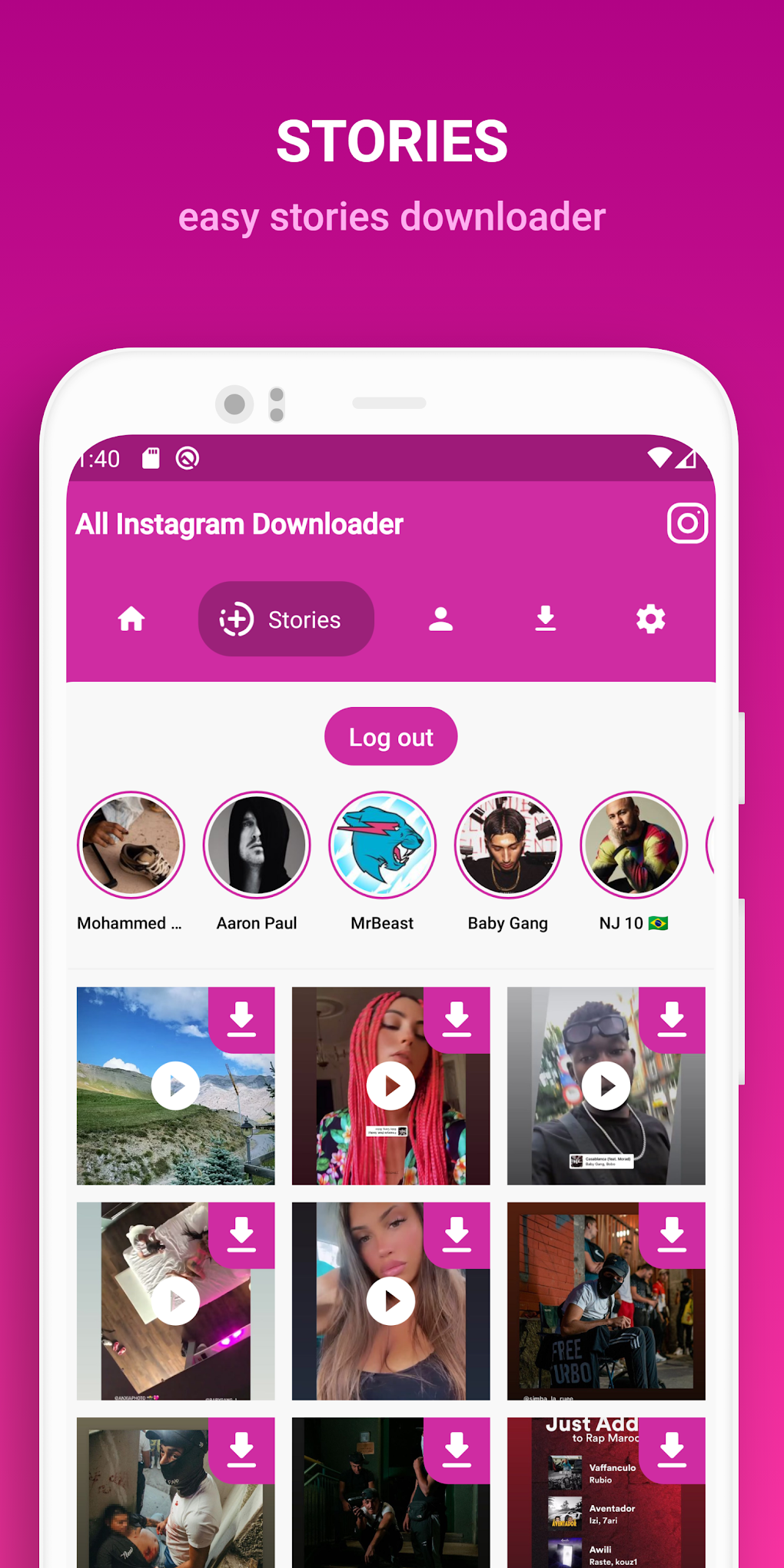 Photo video downloader for instagram Story Saver para Android - Descargar