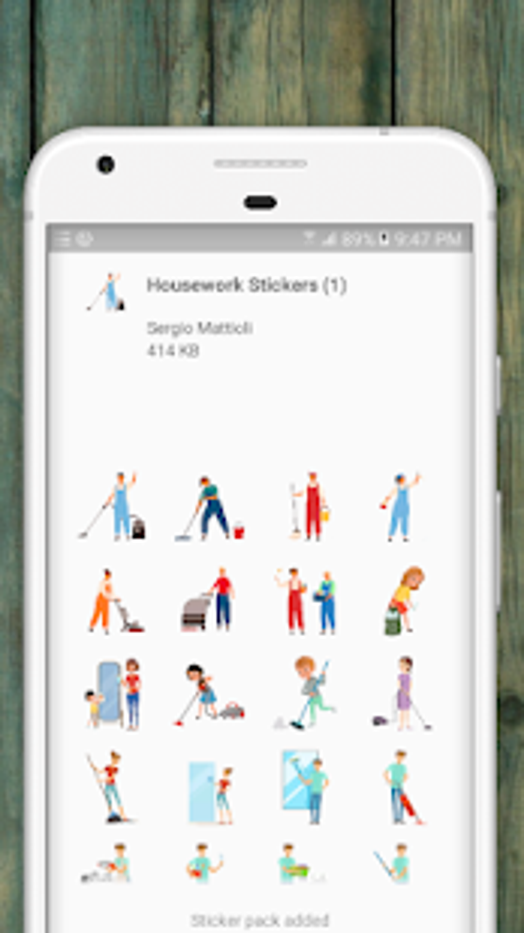 Housework Stickers for WhatsApp - WAStickerApps para Android - Descargar