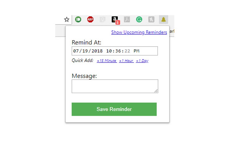 MyReminder Plugin for Google Chrome - Extension Download
