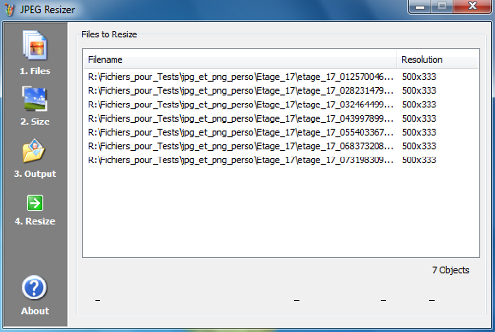 JPEG Resizer - Télécharger