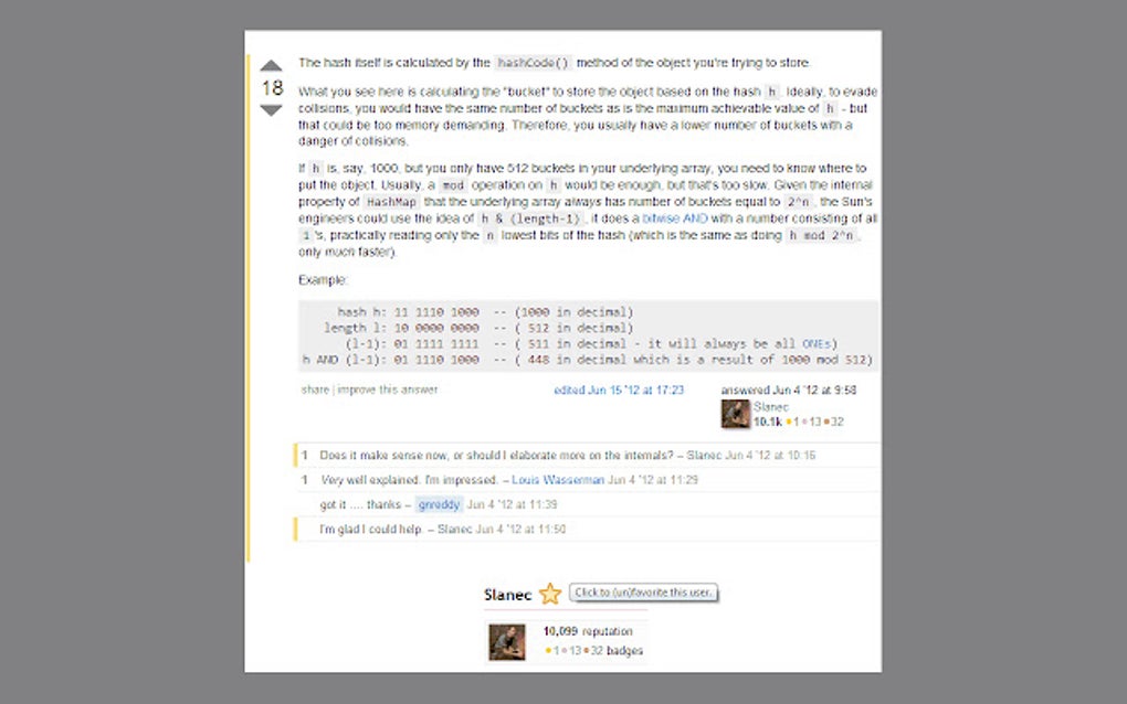 Favorite Users - Stack Exchange cho Google Chrome - Tiện ích mở rộng Tải về