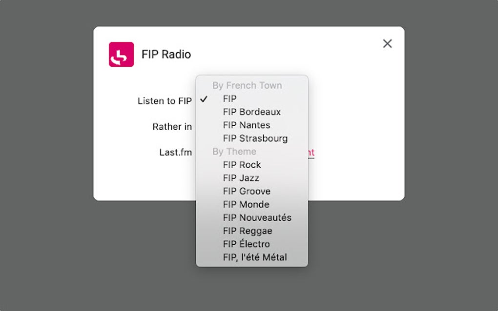 FIP Radio for Google Chrome - Extension Download