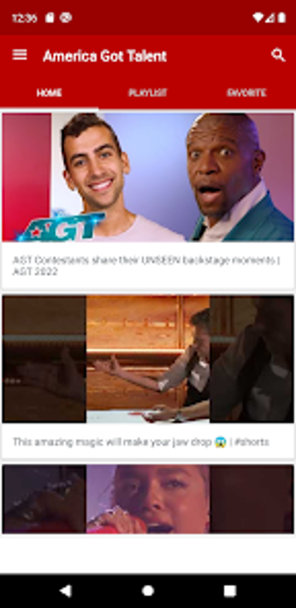 Android için America Got Talent Videos - İndir