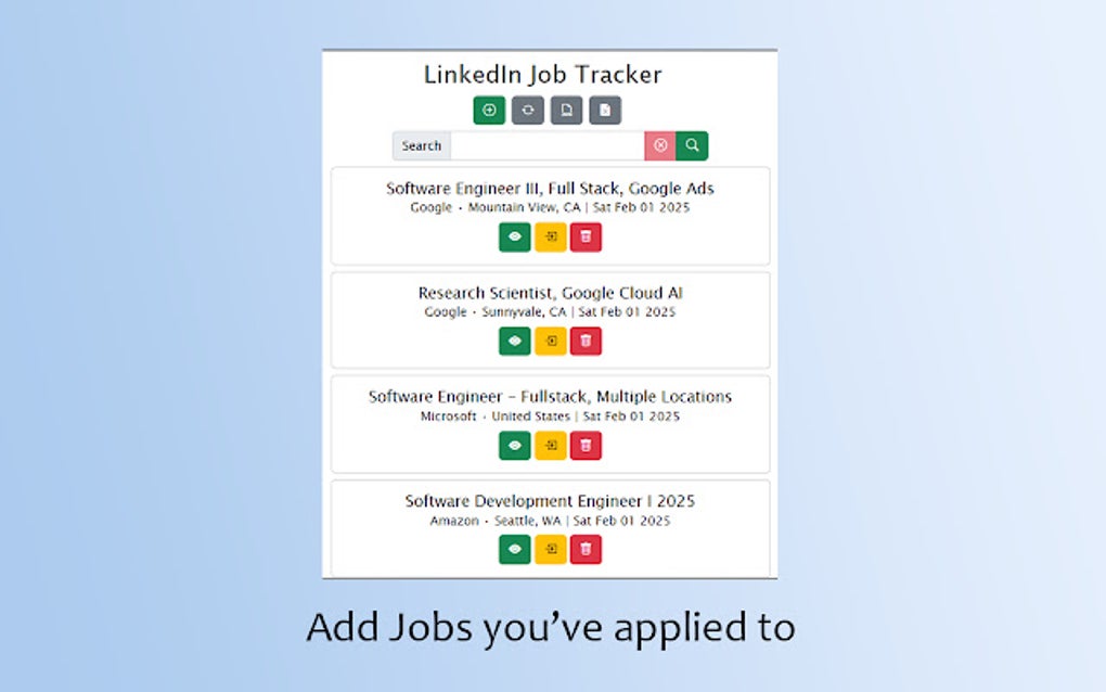 LinkedIn Job Tracker para Google Chrome - Extensión Descargar