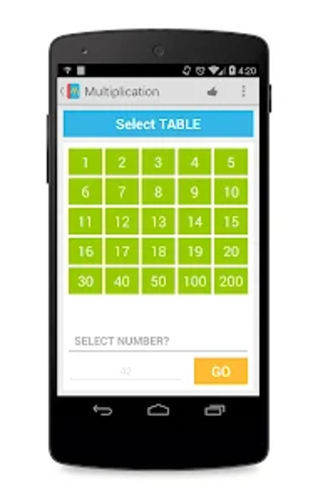 Learning Multiplication for Android - Download