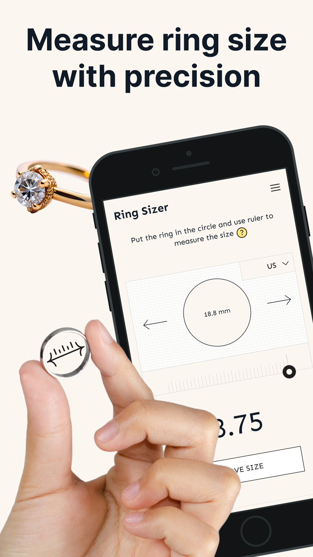 Ring Sizer. per iPhone - Download