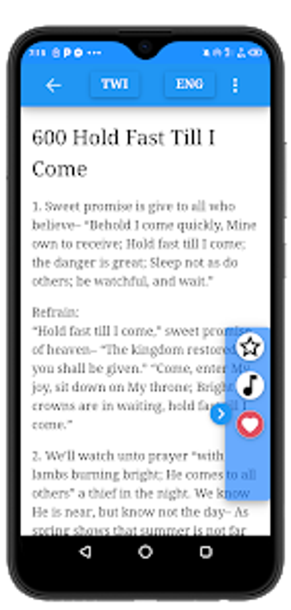 Twi SDA Hymnal per Android - Download
