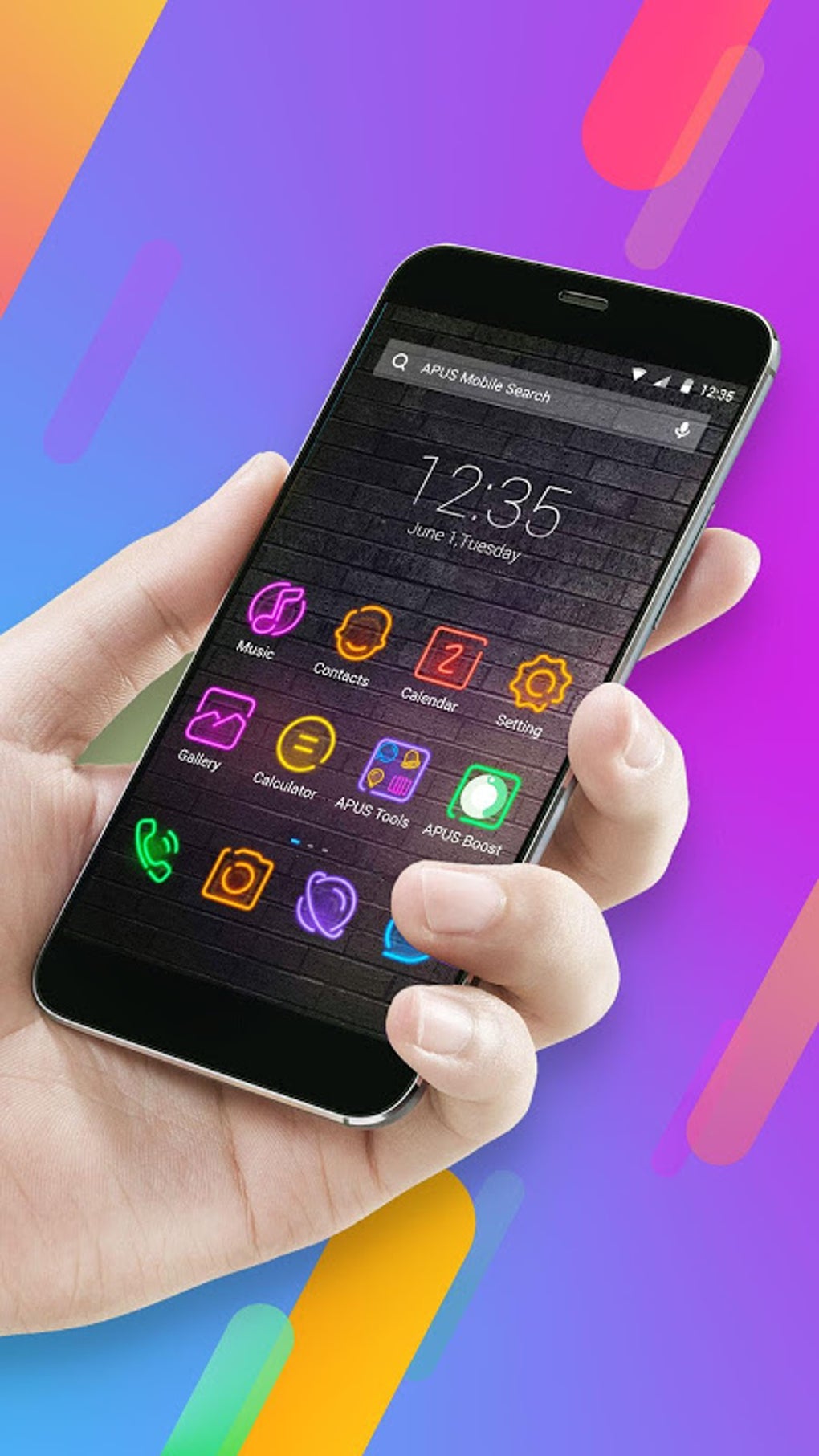 Shine Neon Lights Theme & HD Wallpapers APK for Android - Download