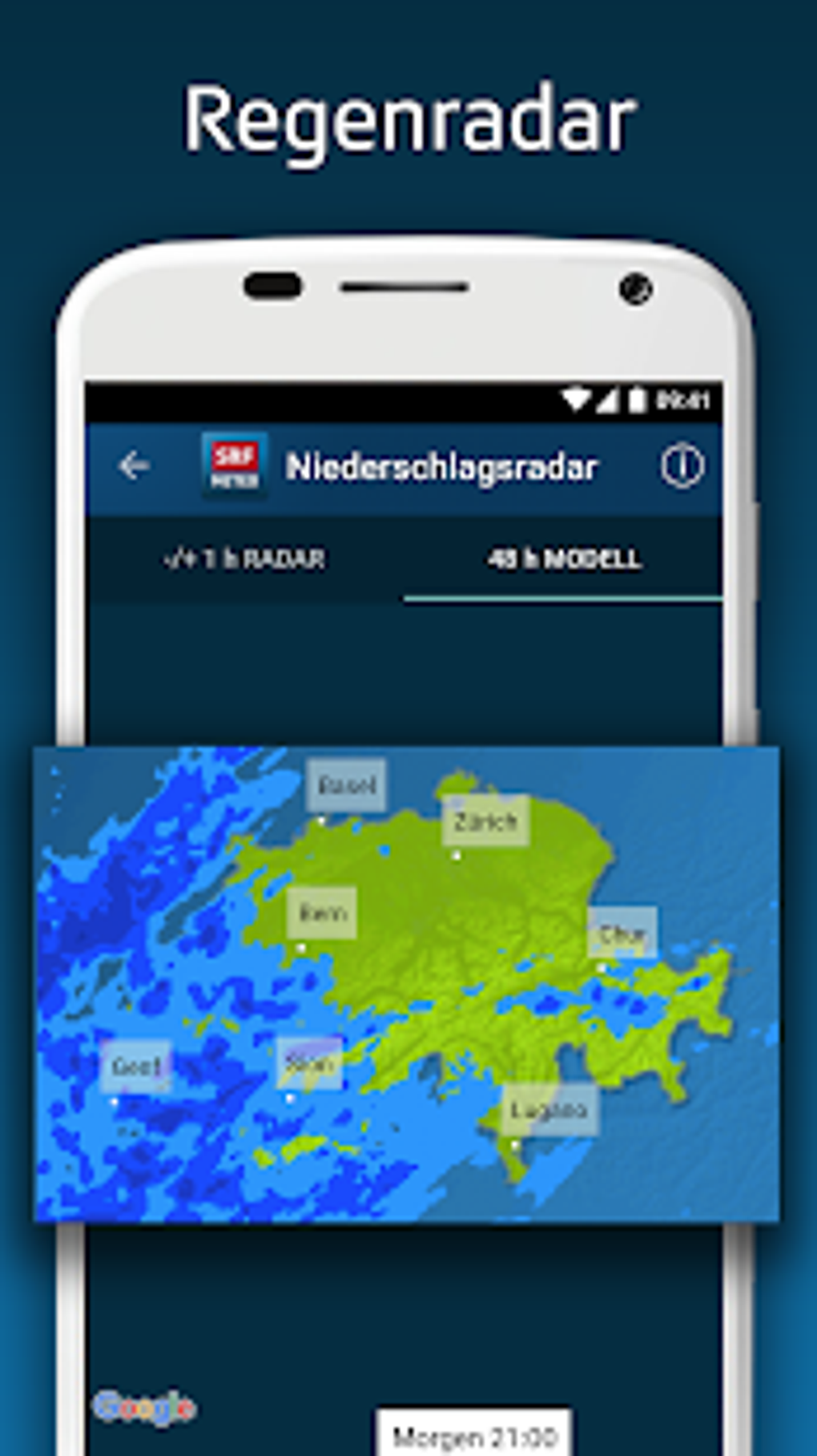 SRF Meteo - Wetter Prognose Schweiz APK für Android - Download