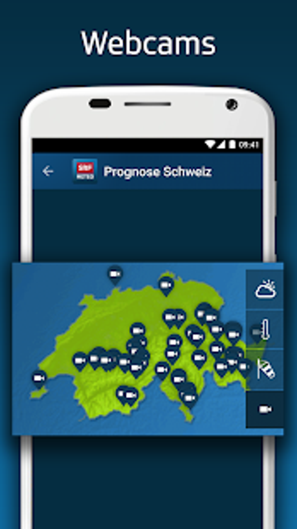 SRF Meteo - Wetter Prognose Schweiz APK für Android - Download