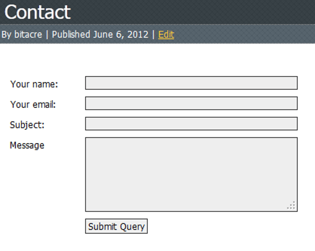 Super Simple Contact Form para WordPress - Descargar