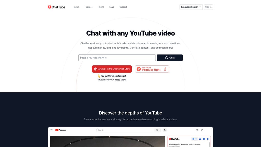 ChatTube for AI Video generator & editor: review, features & use cases