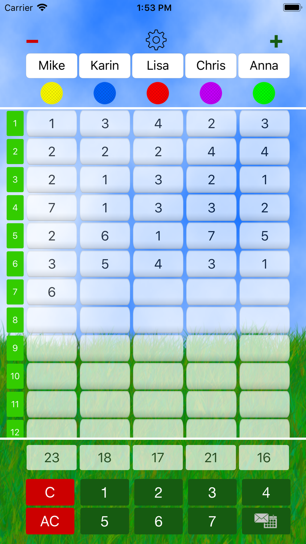 Mini Golf Score Card per iPhone - Download