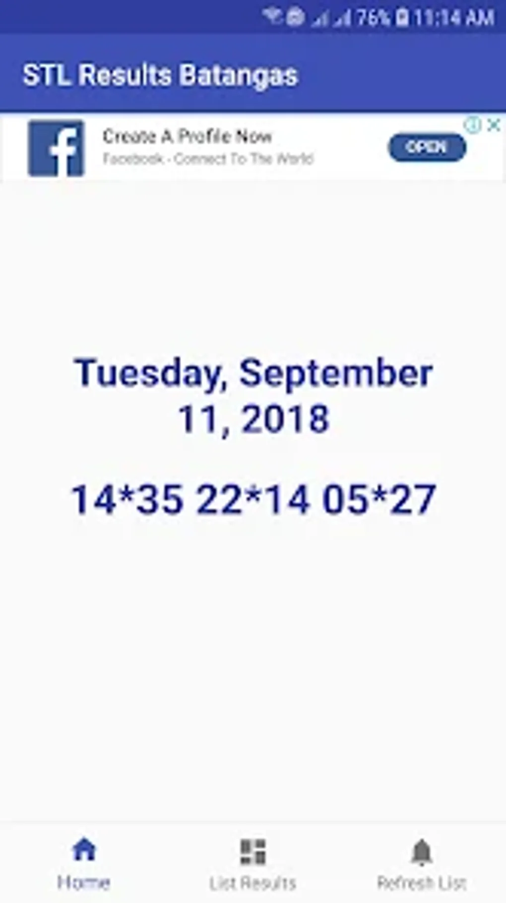 STL Results Batangas for Android - Download