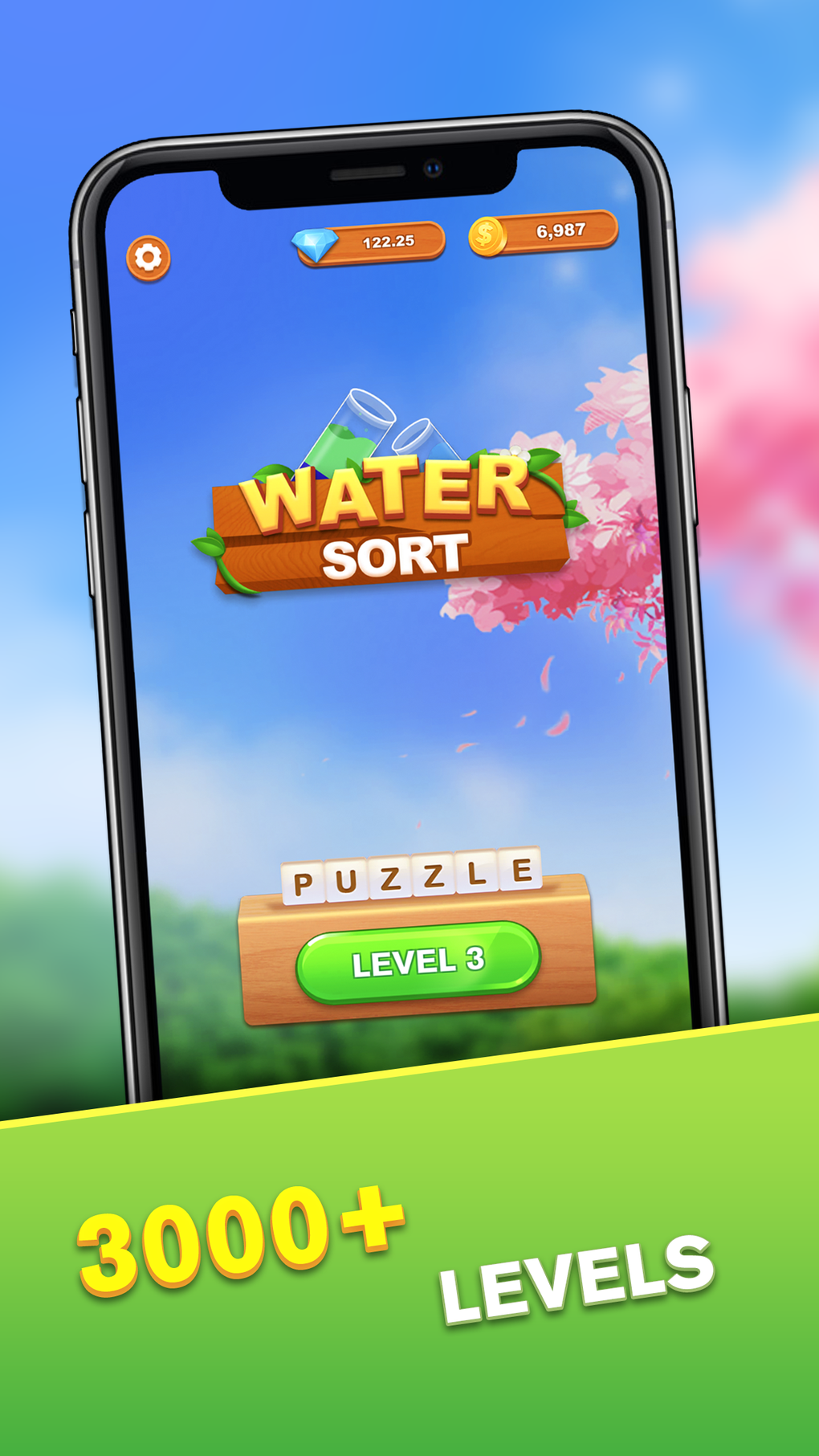 Water Sort Garden para iPhone - Descargar