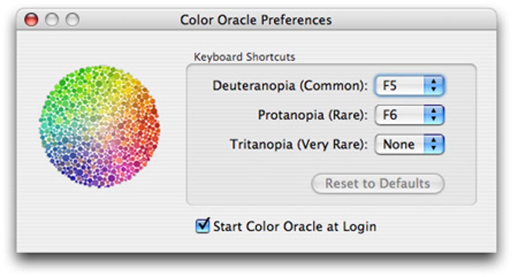 Color Oracle pour Mac - Télécharger