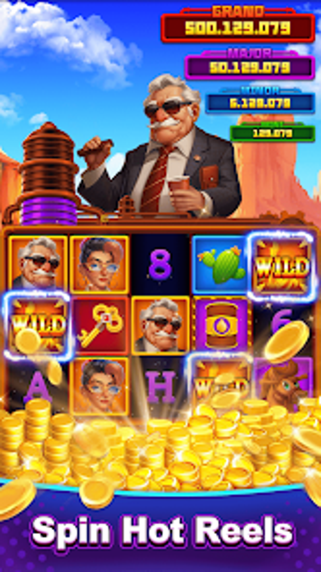 West Huge Slots para Android - Descargar