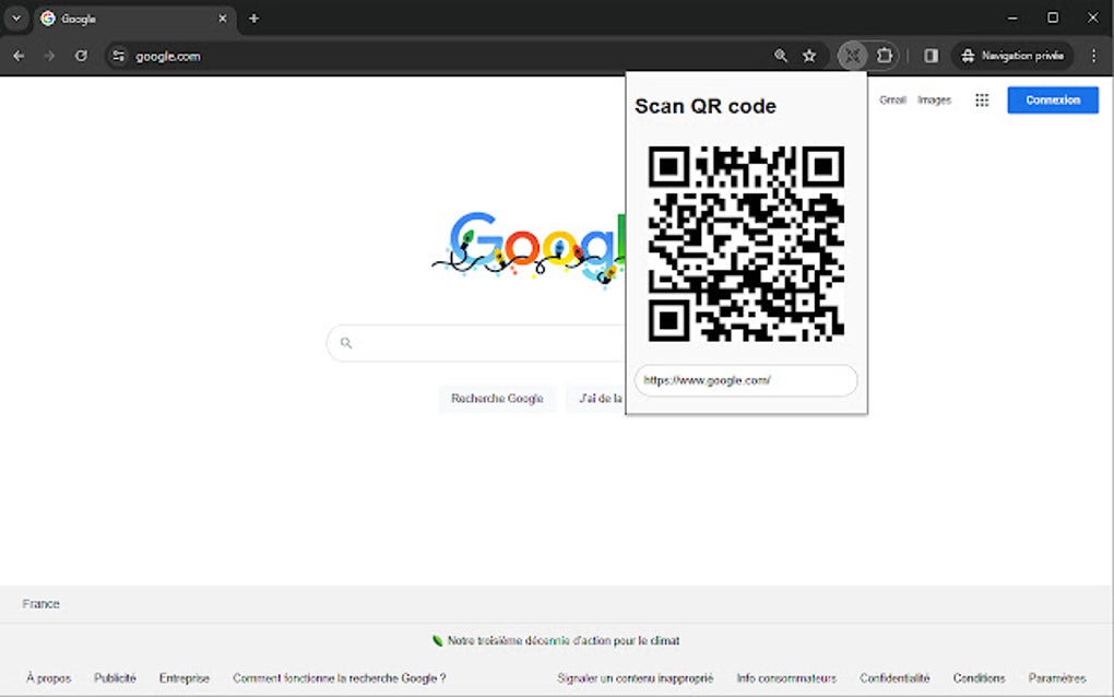 QR Code shortcut per Google Chrome - Estensione Download
