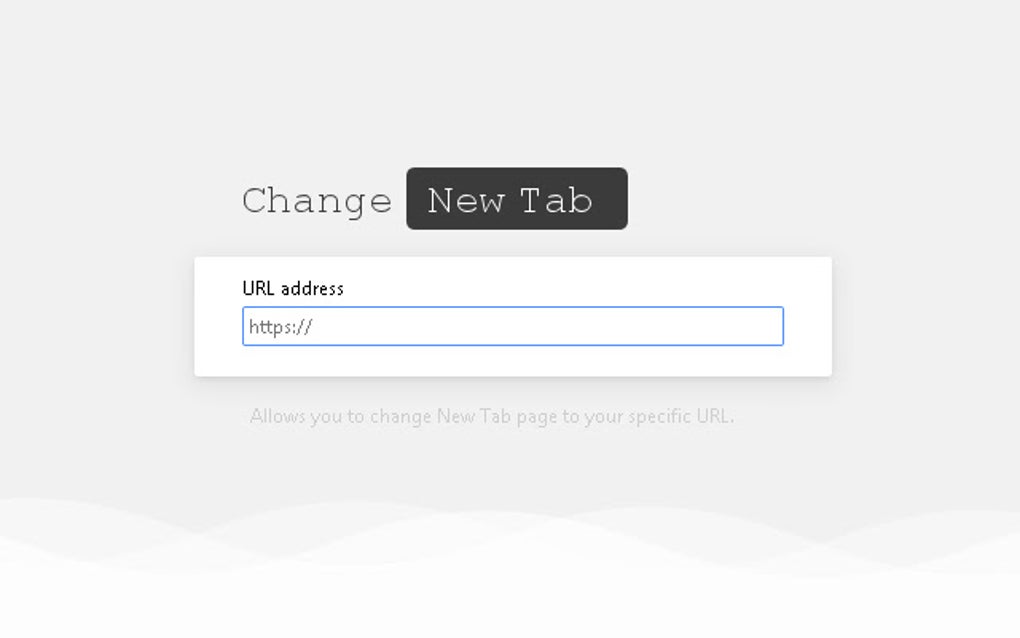Change New Tab para Google Chrome - Extensión Descargar