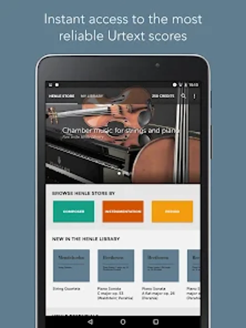 Henle Library Urtext scores for Android - Download