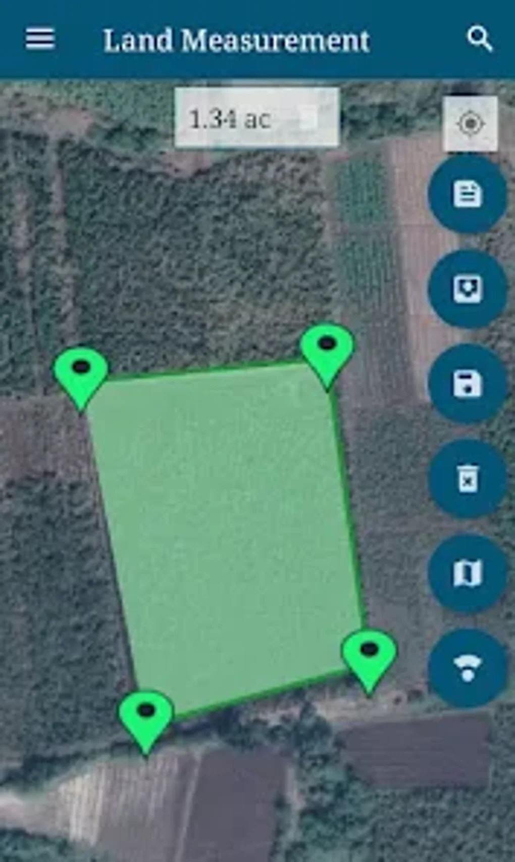 Land Area Measurement pour Android - Télécharger