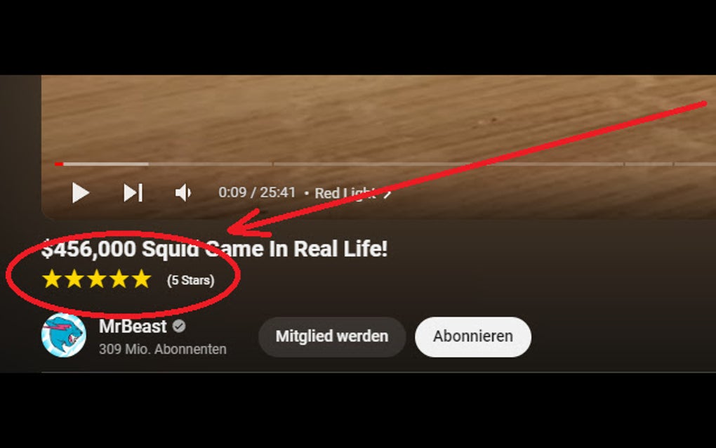Youtube Star Evaluation Google Chrome 용 - 확장 프로그램 다운로드