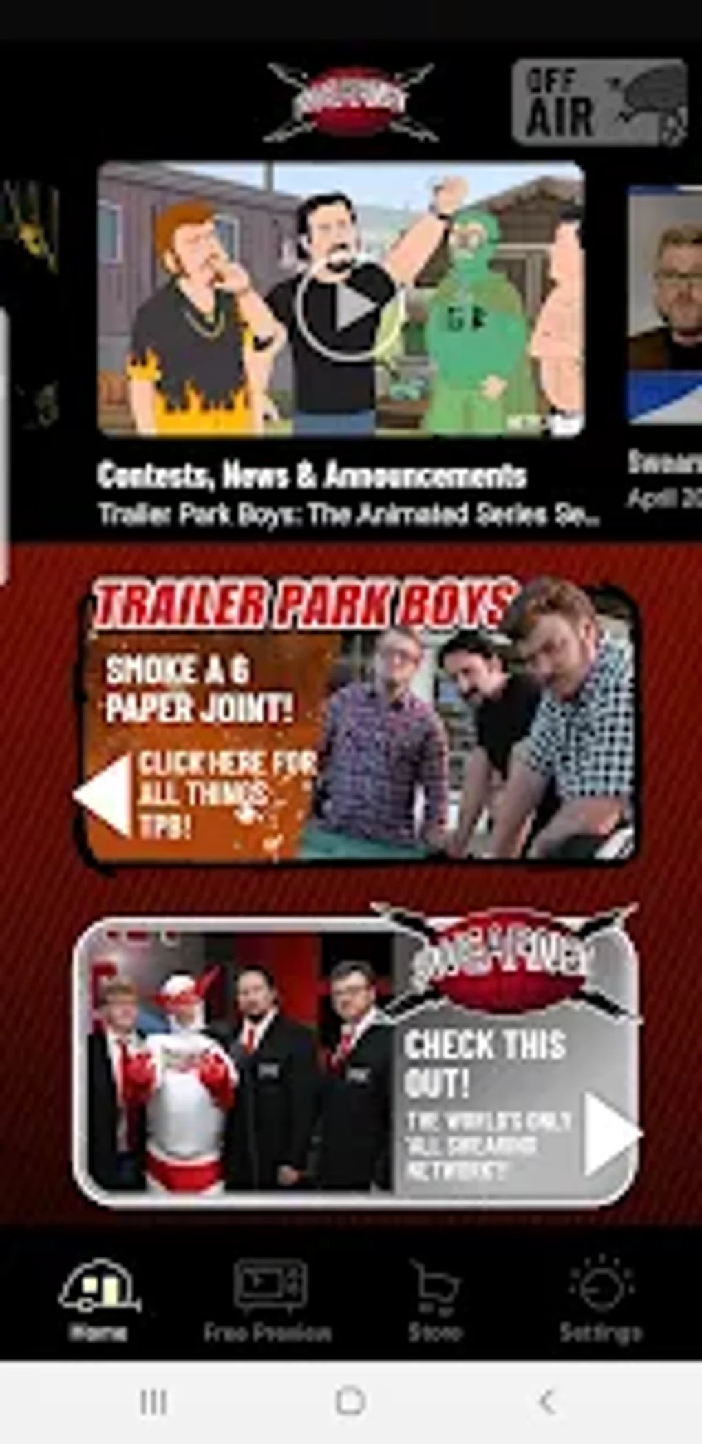 Android için Trailer Park Boys Swearnet - İndir