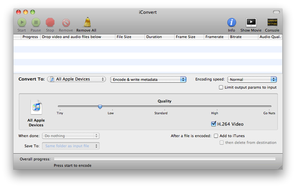 iConvert para Mac - Descargar