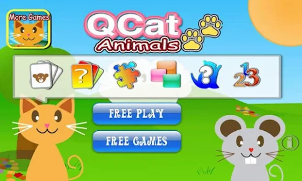 QCat Animal 8 in 1 Games para Android - Descargar
