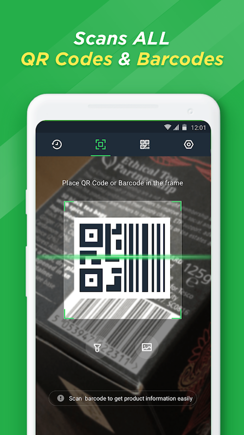 Qr Code Reader Barcode Scanner Apk สำหรับ Android ดาวน์โหลด