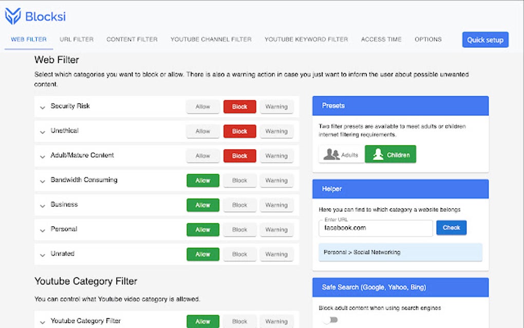 Blocksi Web Filter for Google Chrome - Extension Download