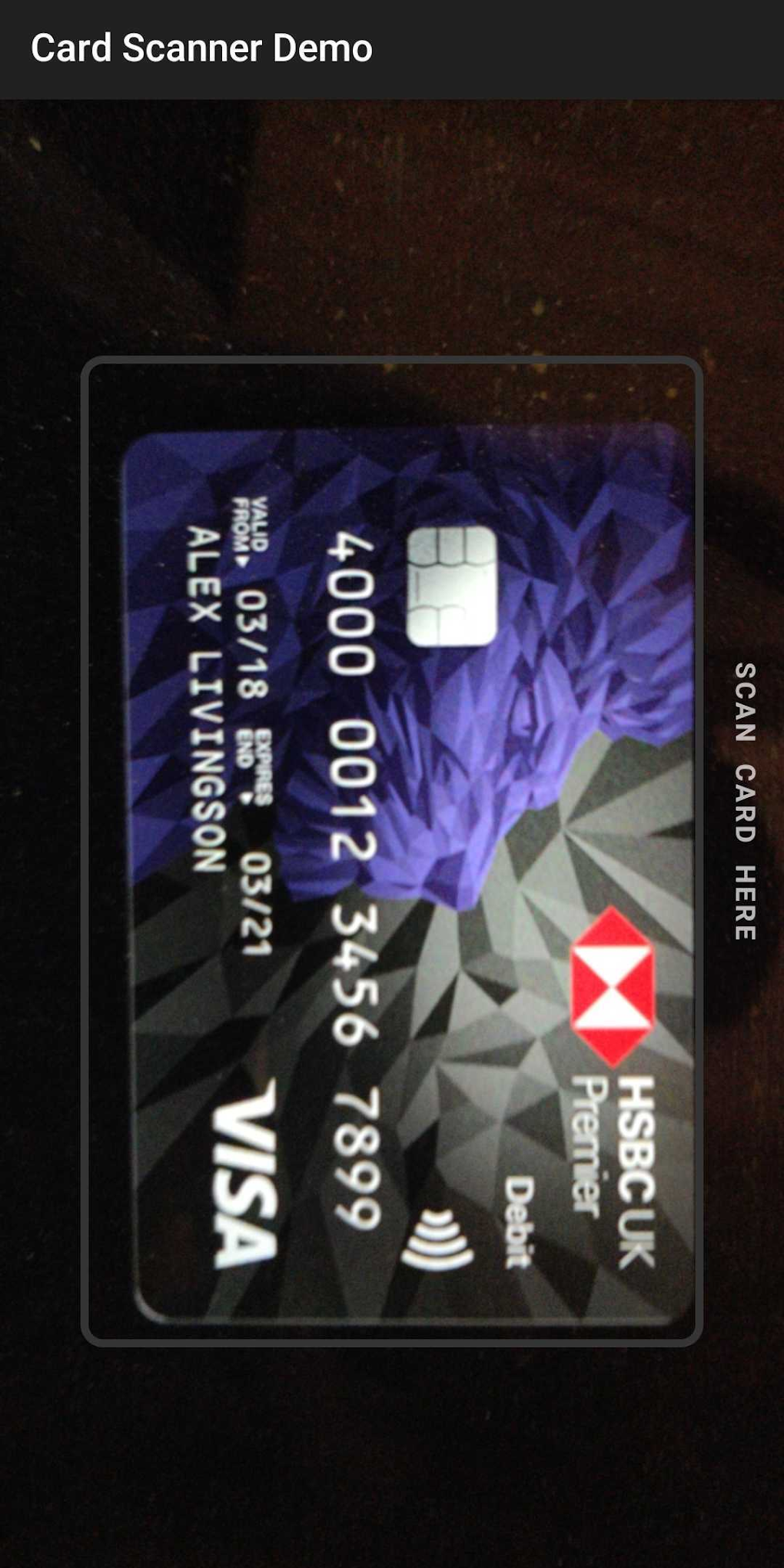 Card Scanner Android Card Scanner Android