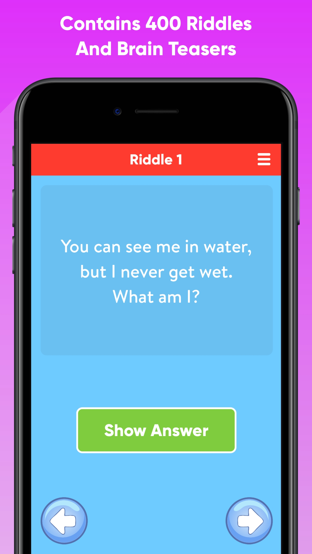 Tricky Riddles With Answers For IPhone Download