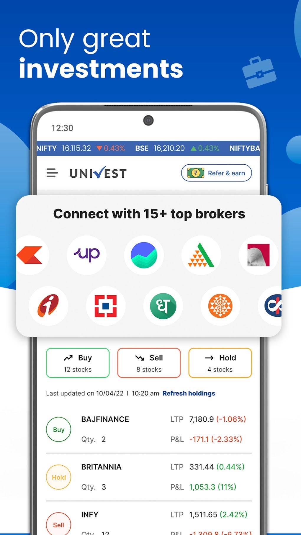Univest for Android - Download