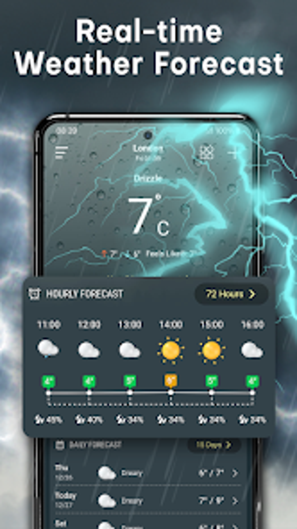 Weather Forecast - Radar Map para Android - Descargar