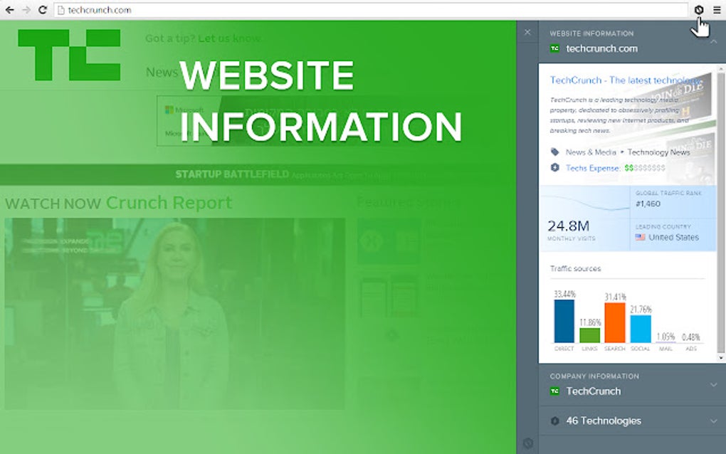 SimilarTech Prospecting for Google Chrome - Extension Download
