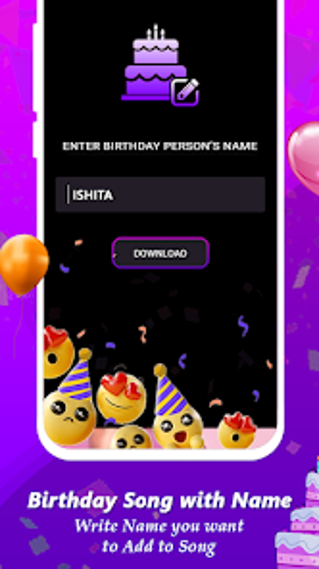 Birthday Song with Name for Android - Download