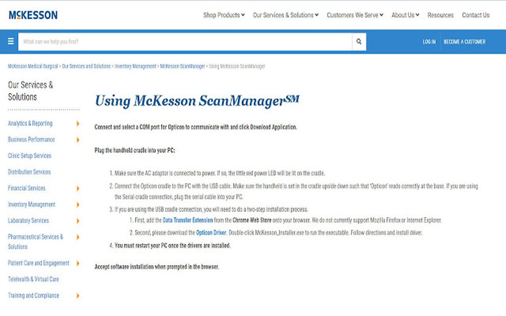 McKesson ScanManager℠ Browser Extension para Google Chrome - Extensión ...