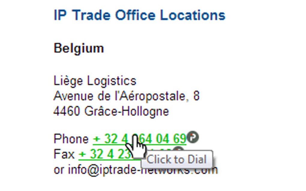 IPTrade Click2Dial para Google Chrome - Extensión Descargar