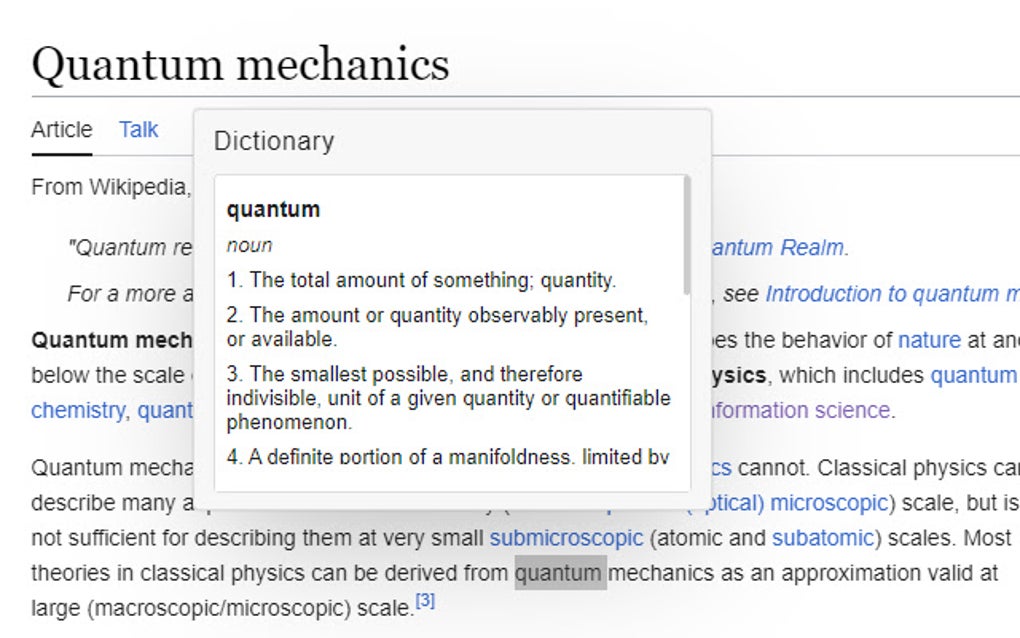 English Dictionary for Google Chrome - Extension Download