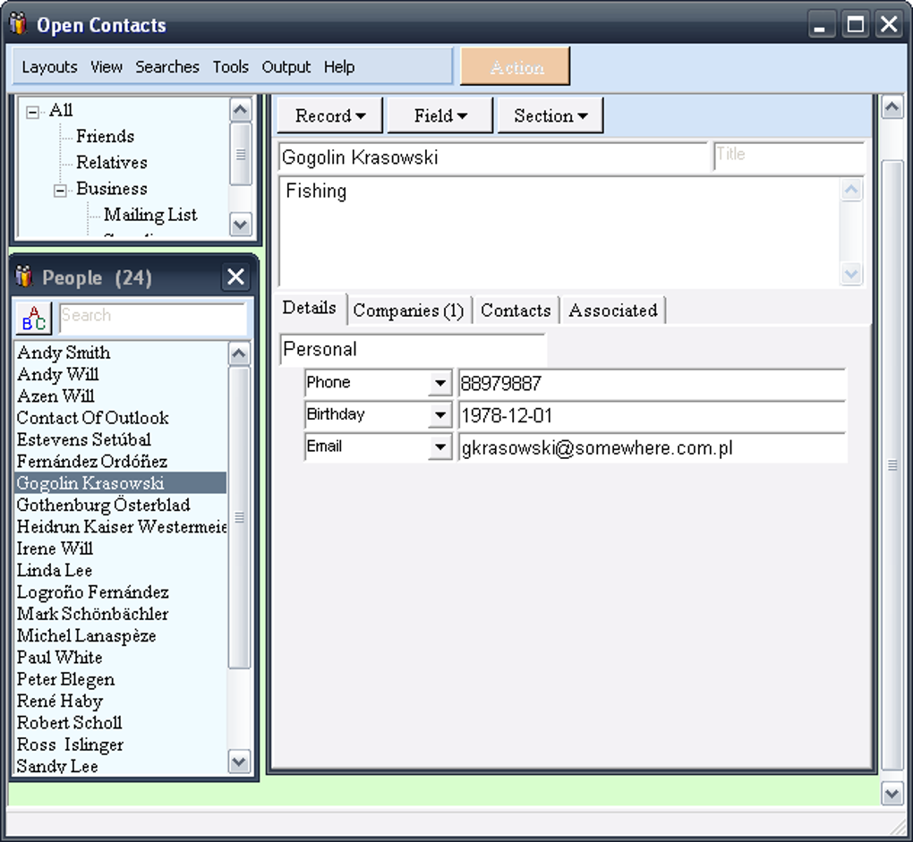 Open Contacts - Télécharger