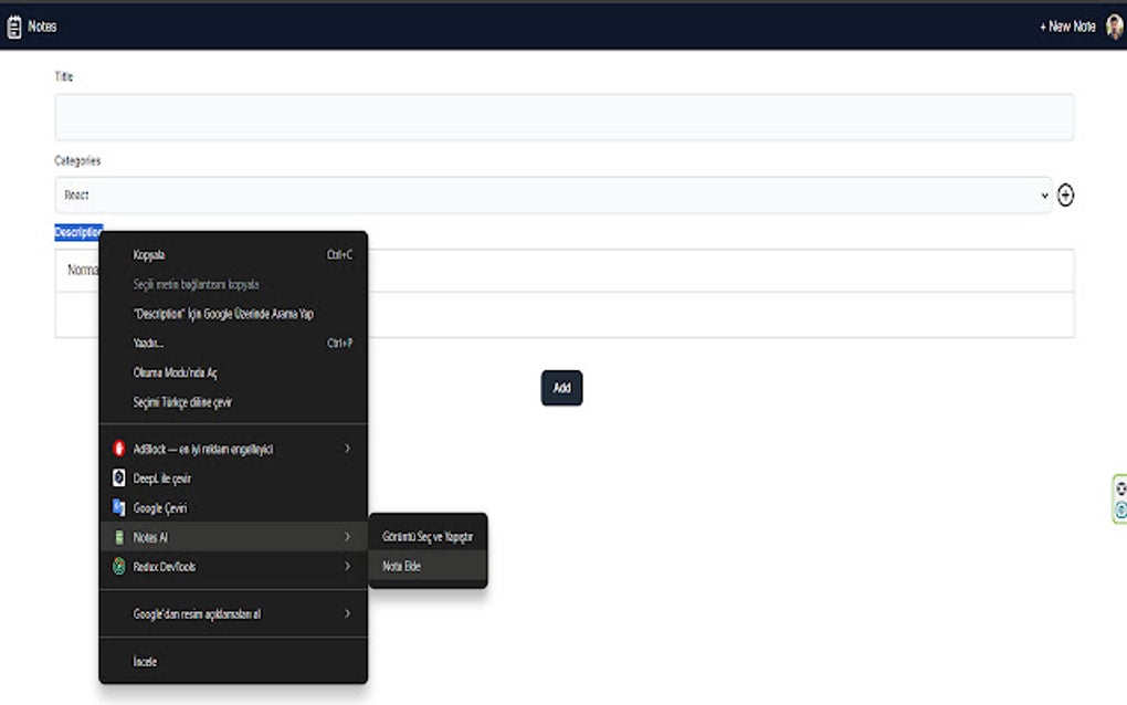 Notes AI Google Chrome 용 - 확장 프로그램 다운로드