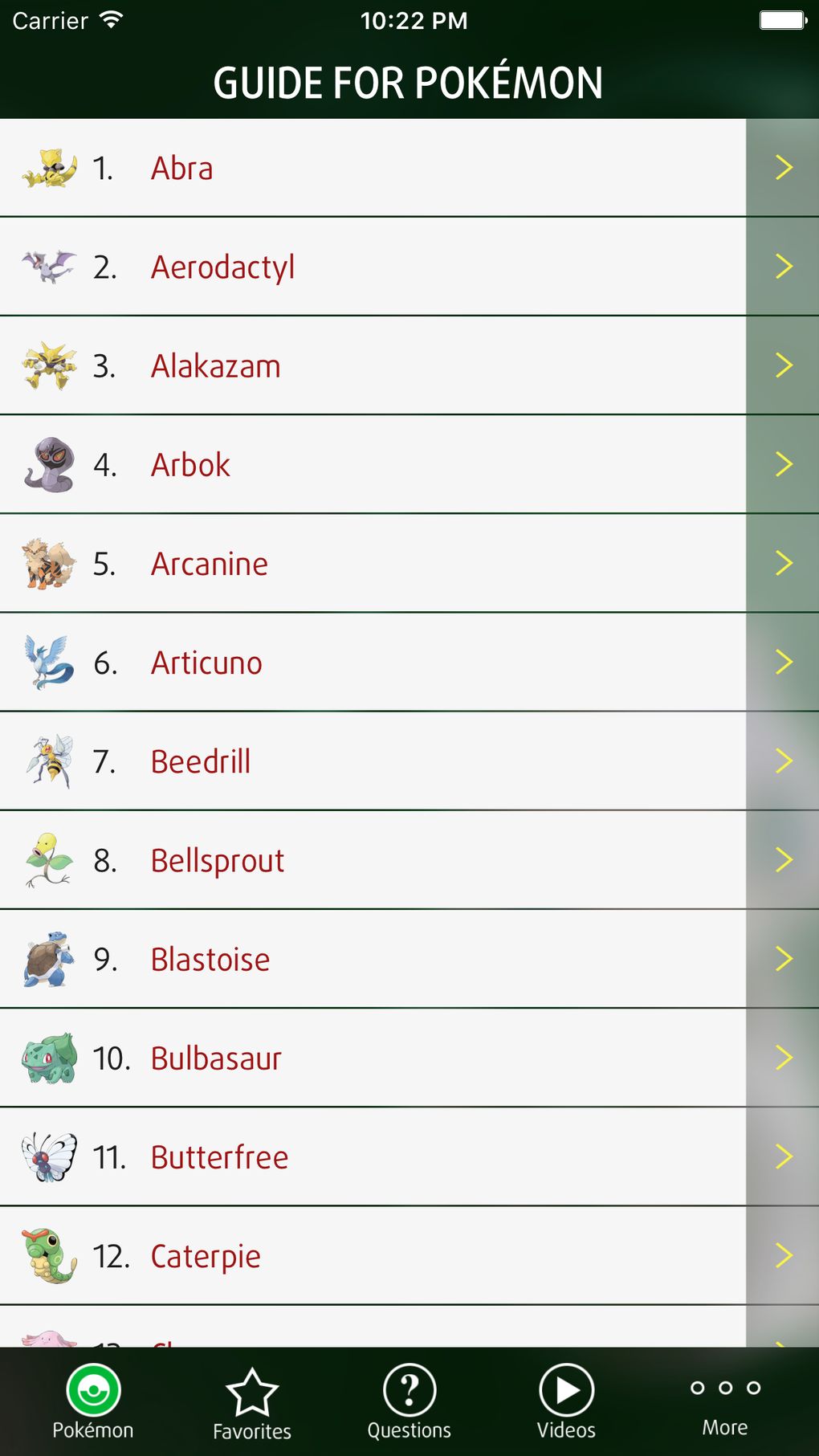 Guide for Pokémon GO Game for iPhone - Download