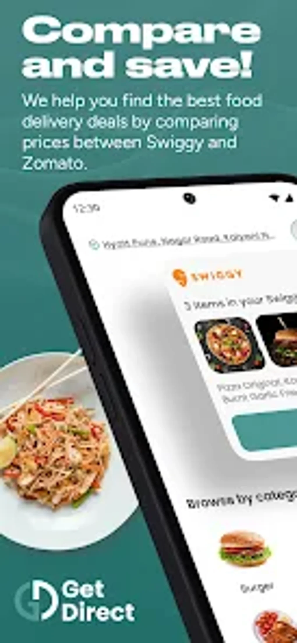 GetDirect - Compare Food Apps for Android - Download